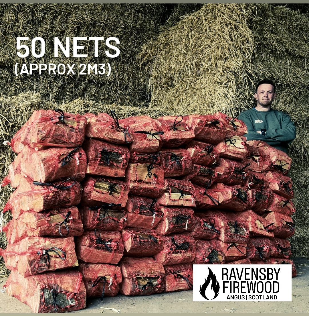 Premium Larch Kiln-Dried Firewood And Hardwood Logs